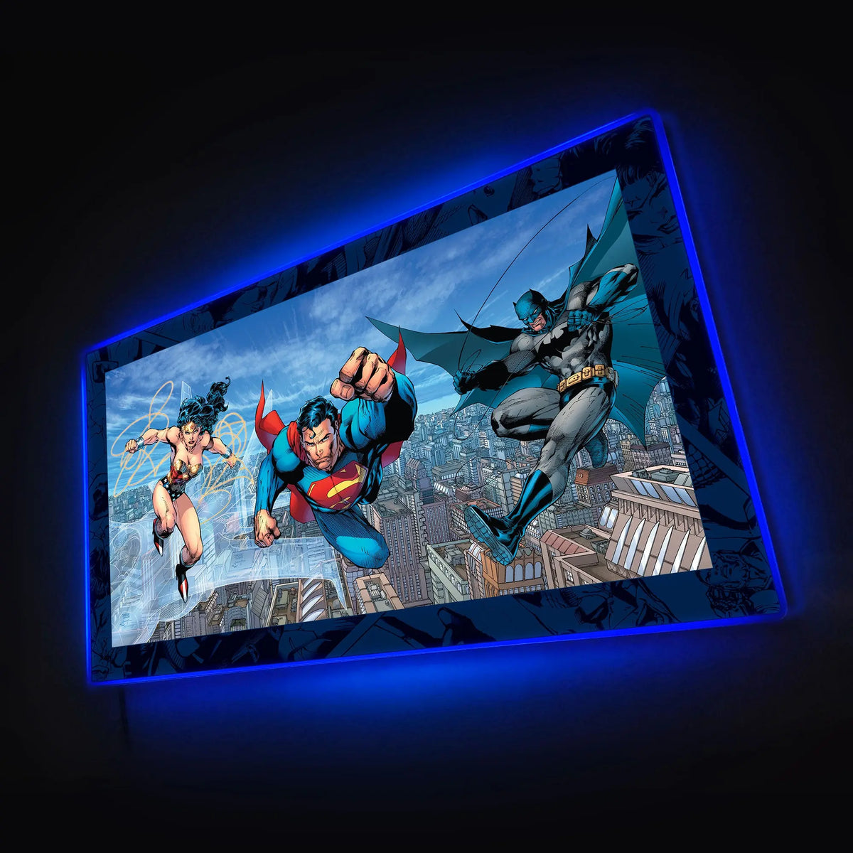 DC Trinity LED Mini Poster Light | LED Wall Art/Lamp - dcilluminated